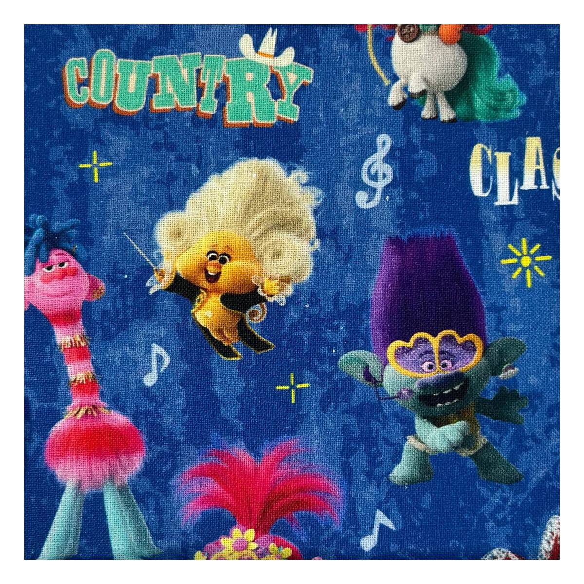 Trolls Tribes Cotton Fabric by the Metre | Hobbycraft