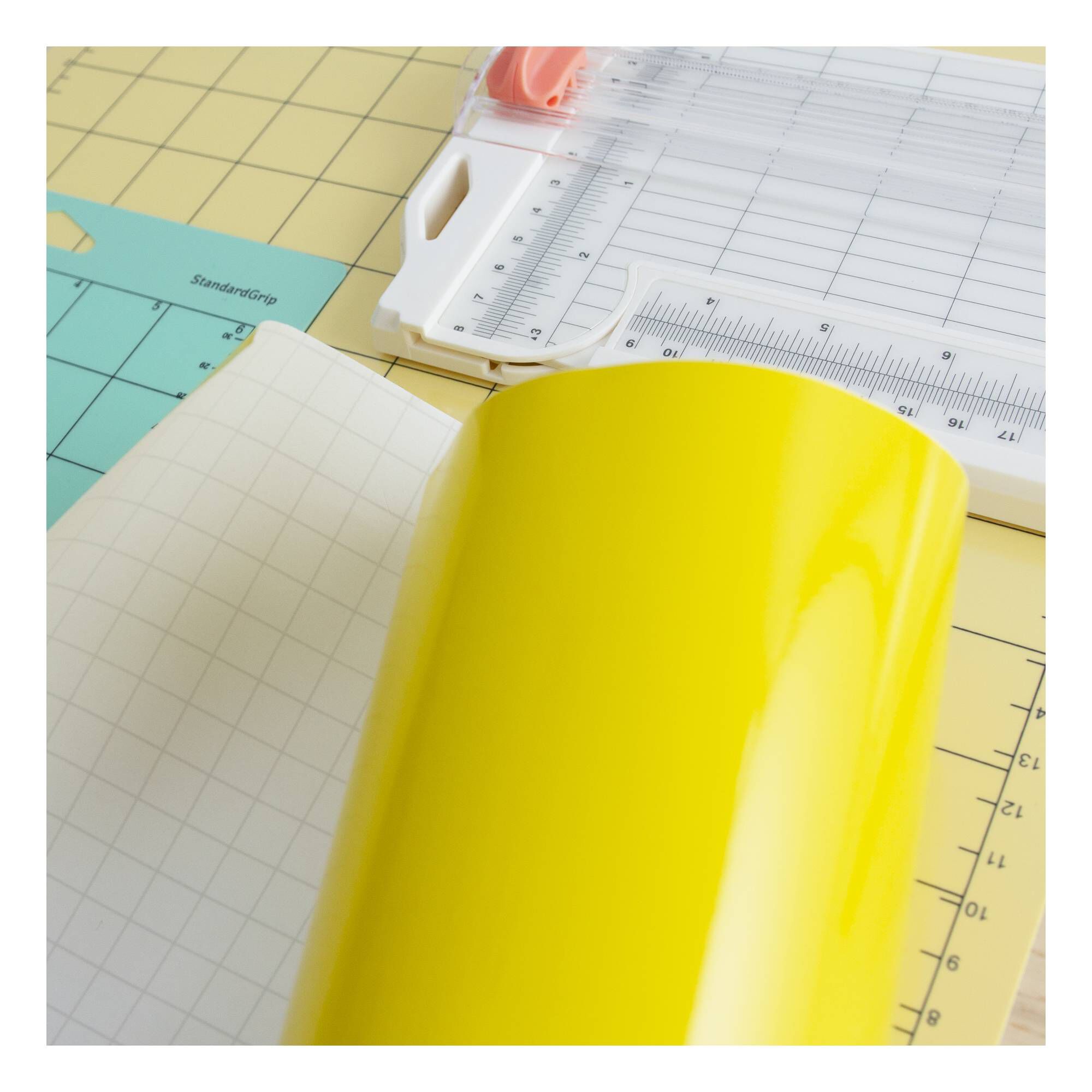 Yellow Glossy Permanent Vinyl 12 x 48 Inches | Hobbycraft