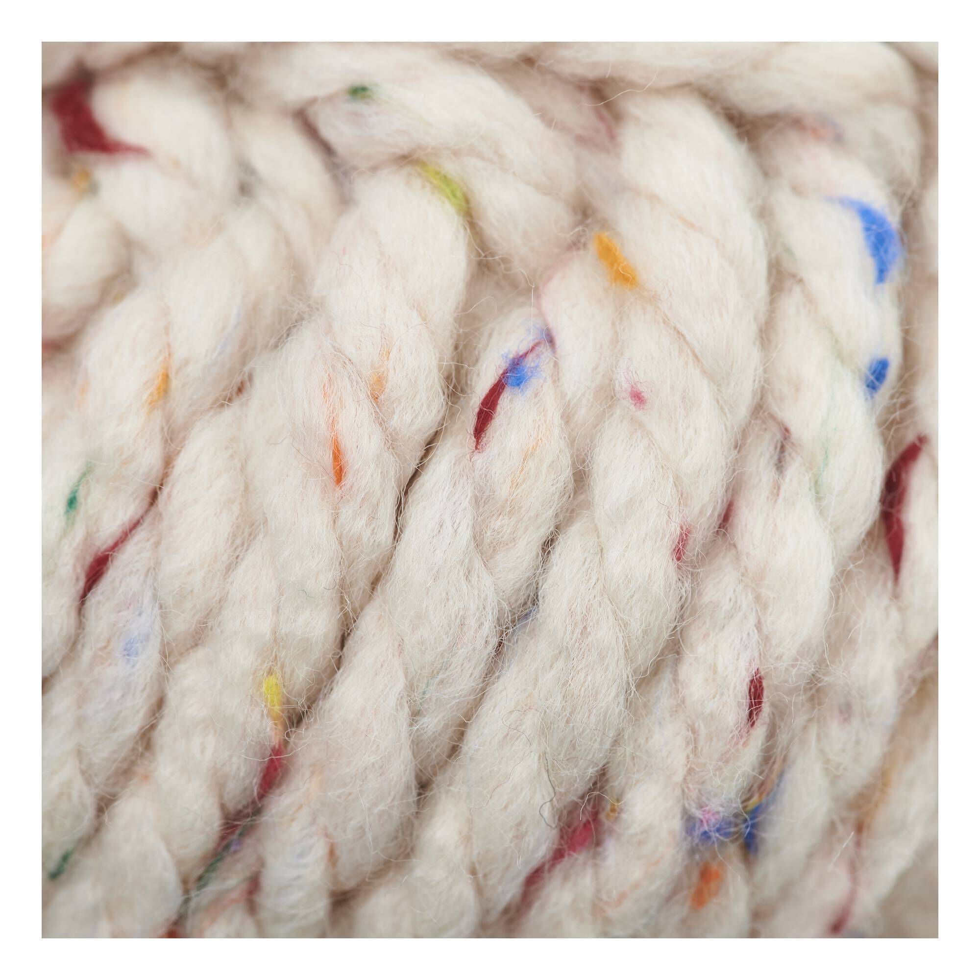 Knitcraft Cream Fleck Hug It Out Yarn 200g | Hobbycraft