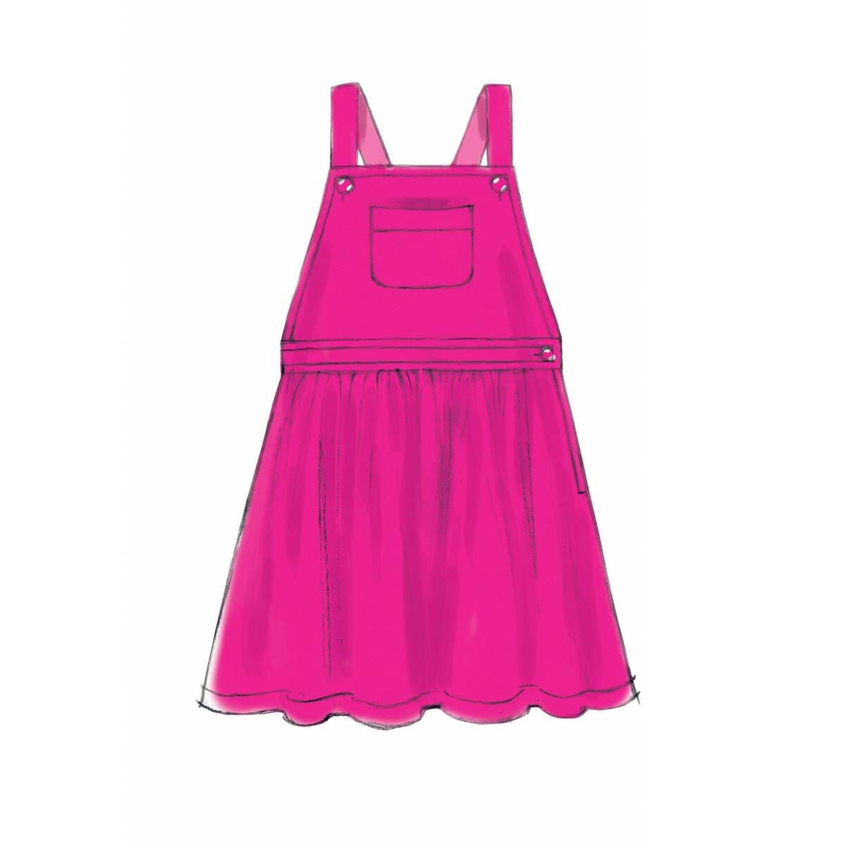 McCall’s Girls’ Overalls Sewing Pattern M7459 (7-14) | Hobbycraft