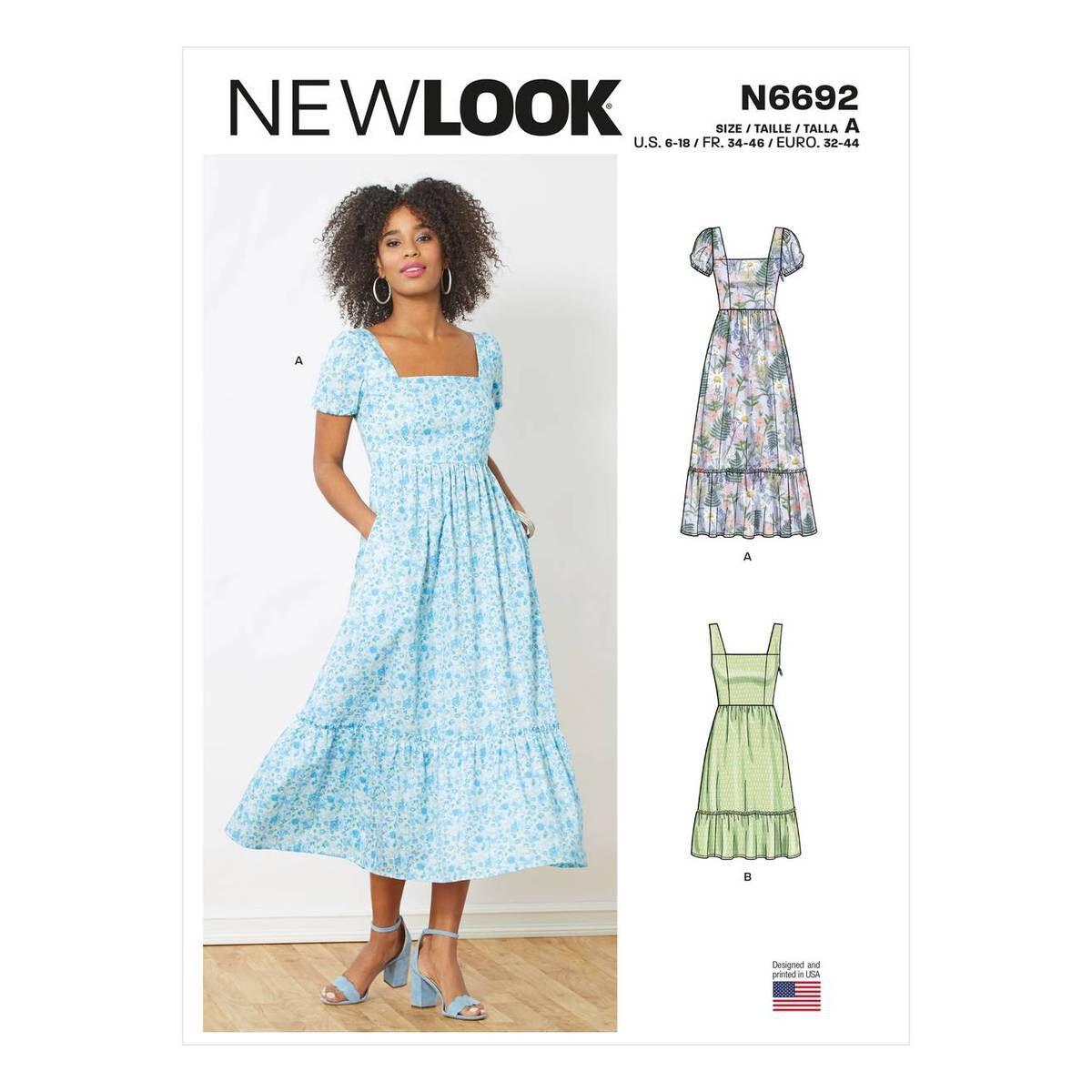 New Look Women’s Dress Sewing Pattern N6692 | Hobbycraft