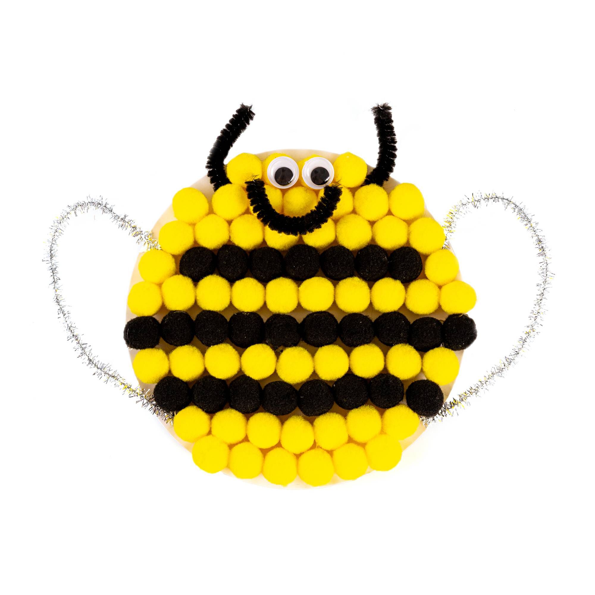 Bee Pom Pom Plate Kit | Hobbycraft