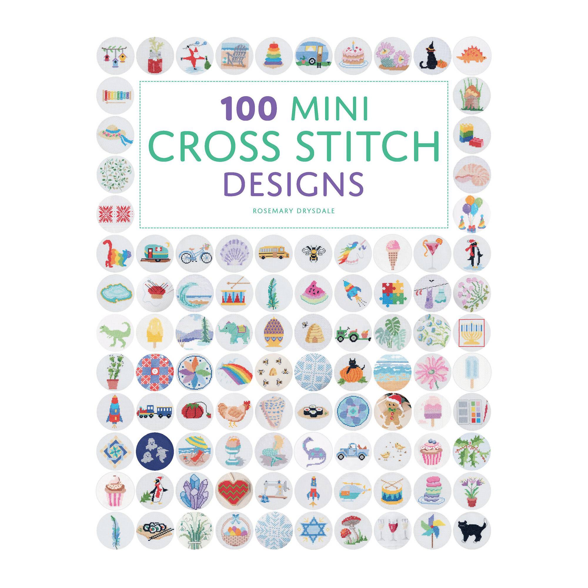 100 Mini Cross Stitch Designs Book | Hobbycraft