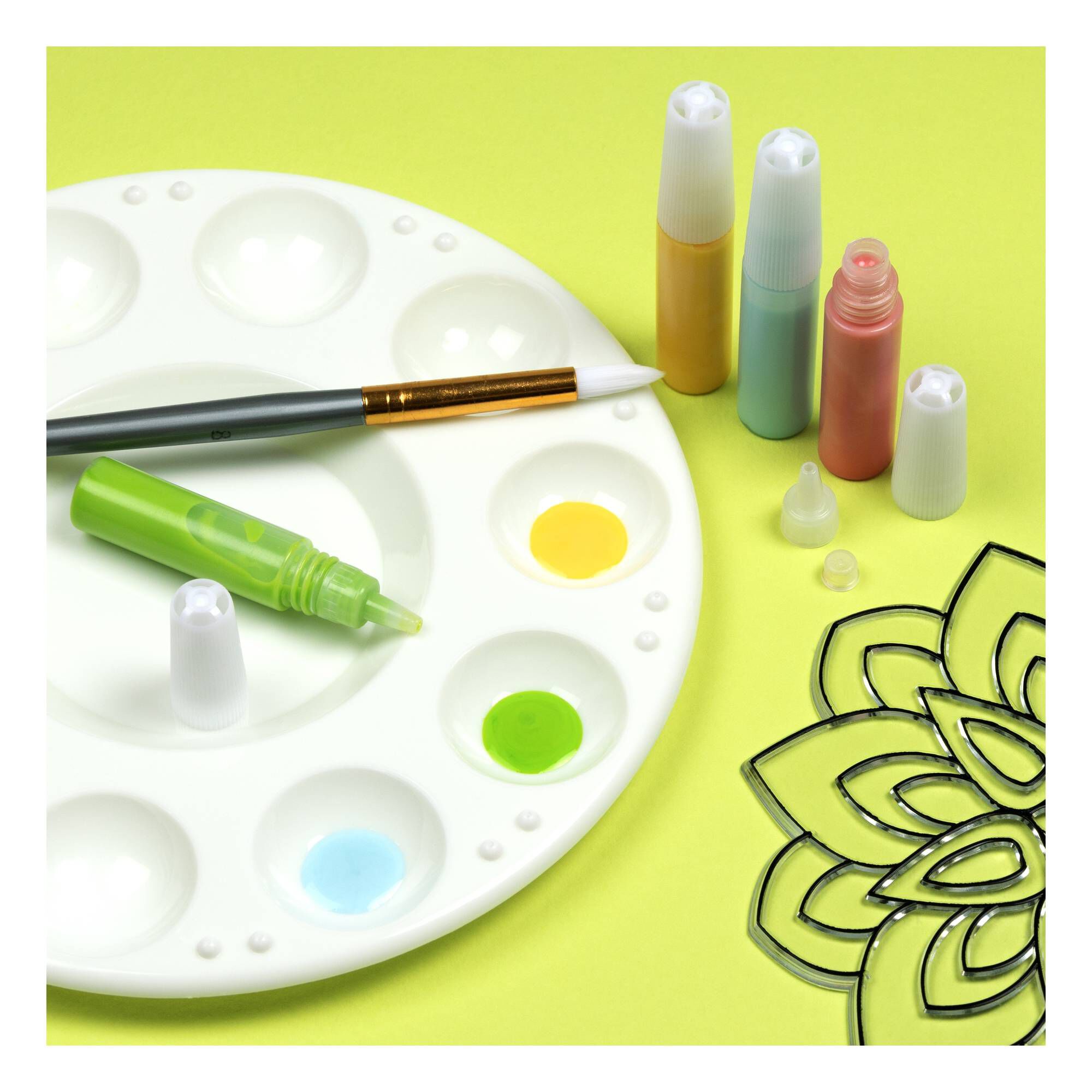 Pastel Suncatcher Paint Pens 6ml 4 Pack | Hobbycraft