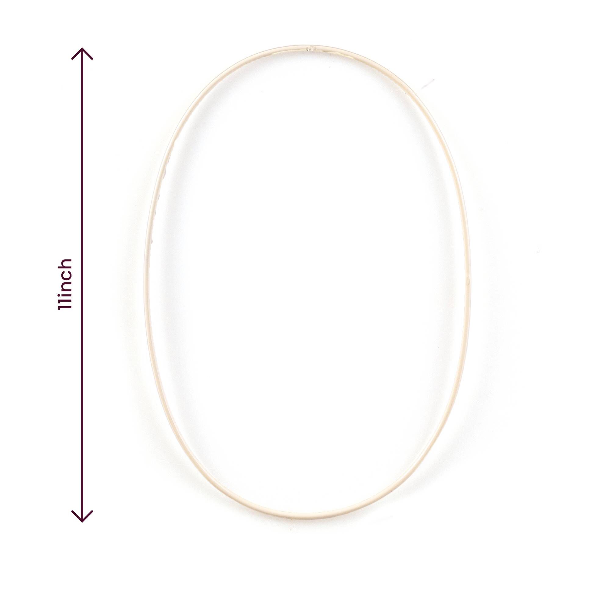Macramé Metal Oval Frame 28cm | Hobbycraft