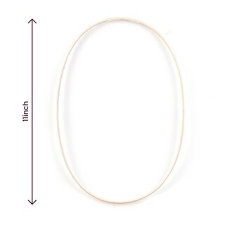 Macramé Metal Oval Frame 28cm | Hobbycraft