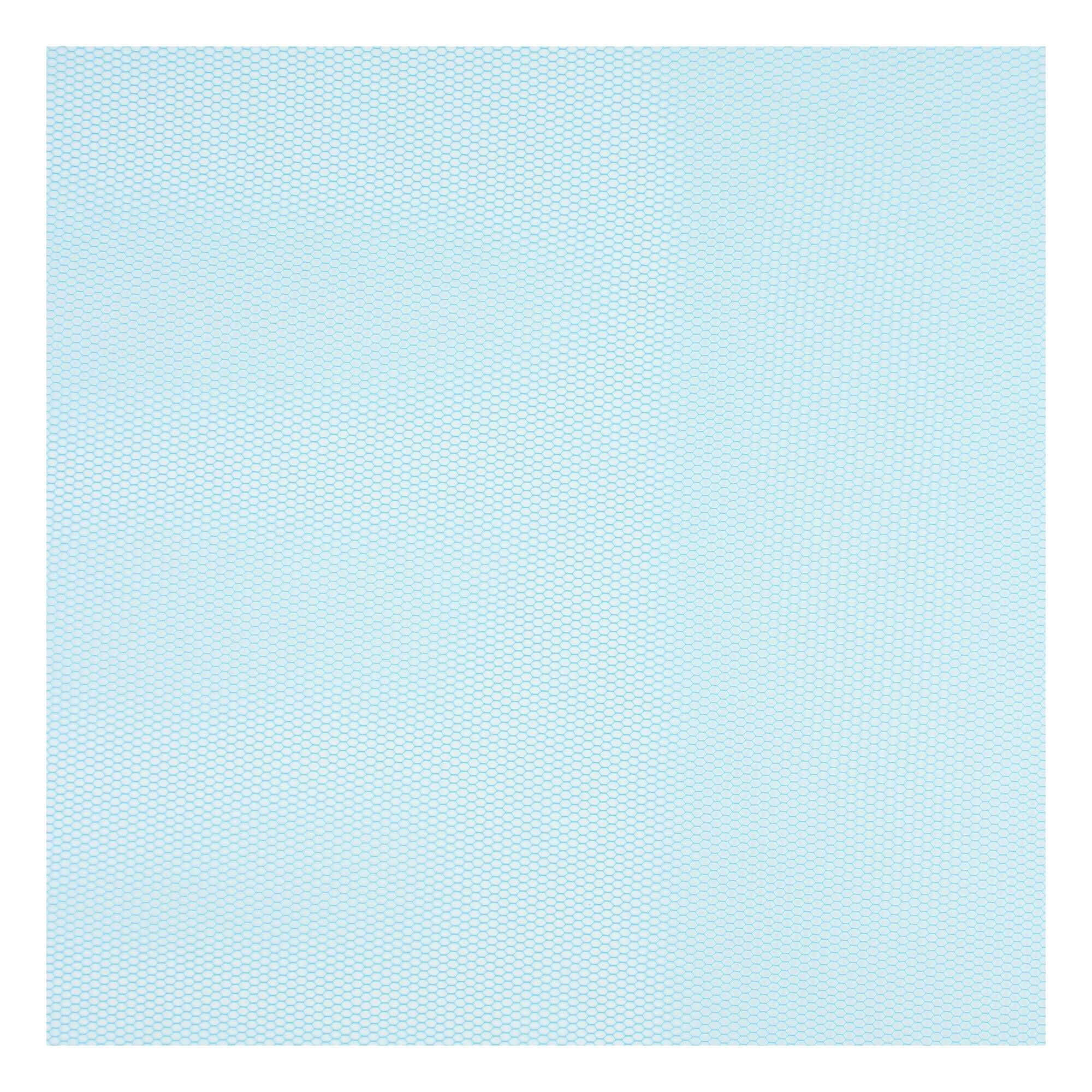 Fluorescent Blue Nylon Dress Net Fabric by the Metre | Hobbycraft