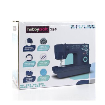 Dark Blue 19S Sewing Machine and Sewing Kit Bundle | Hobbycraft