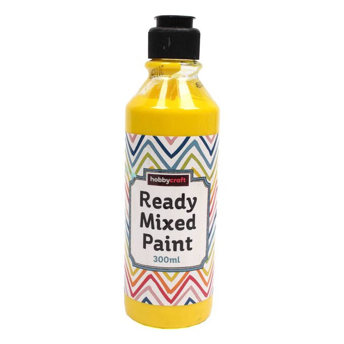 Yellow Ready Mixed Paint 300ml | Hobbycraft