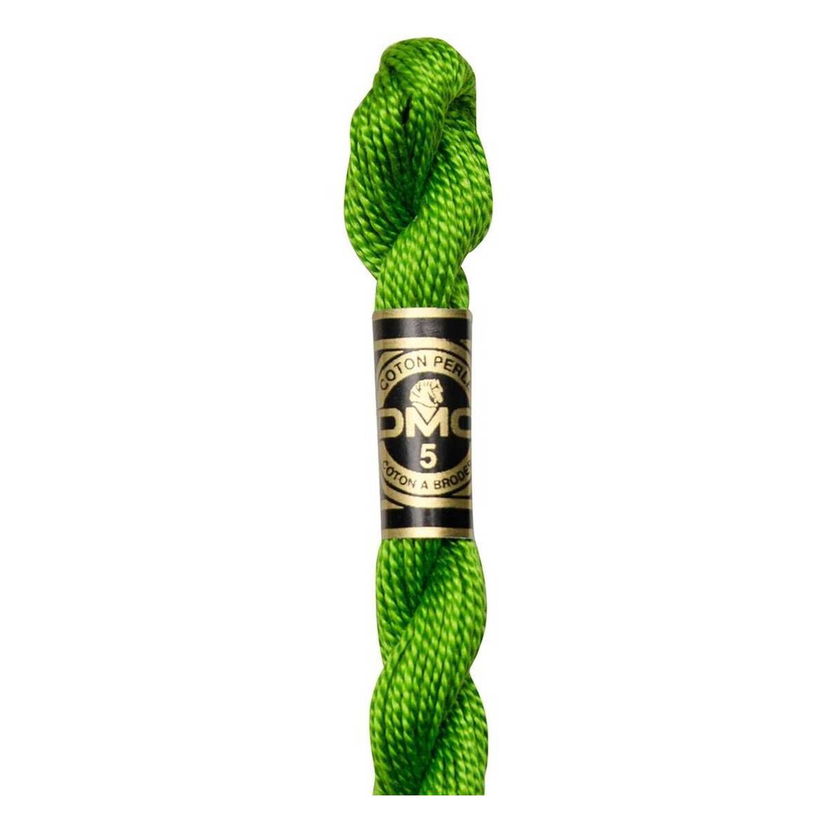 DMC Green Pearl Cotton Thread Size 5 25m (906) | Hobbycraft