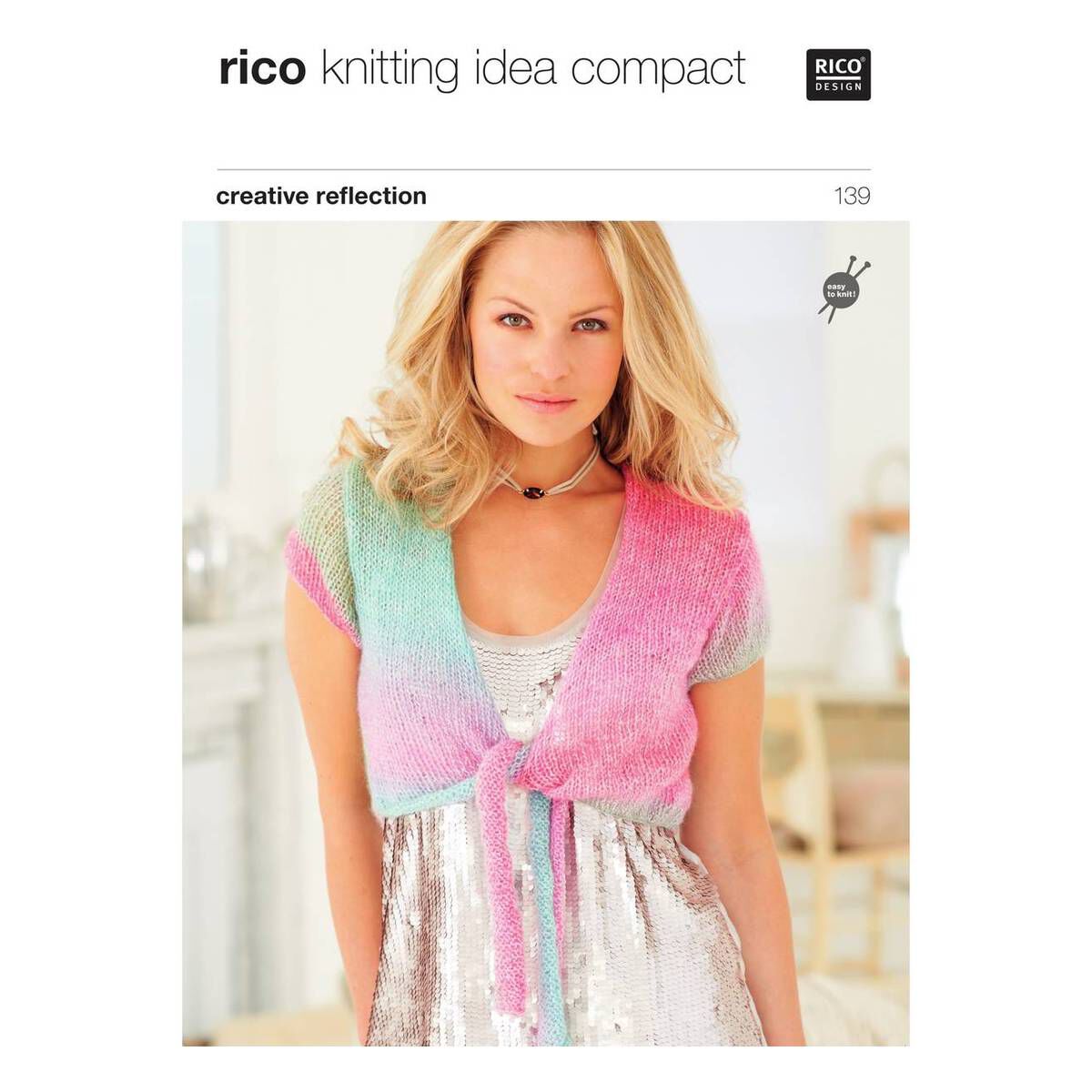 Rico Creative Reflection Tie Front Cardigans Digital Pattern 139 ...