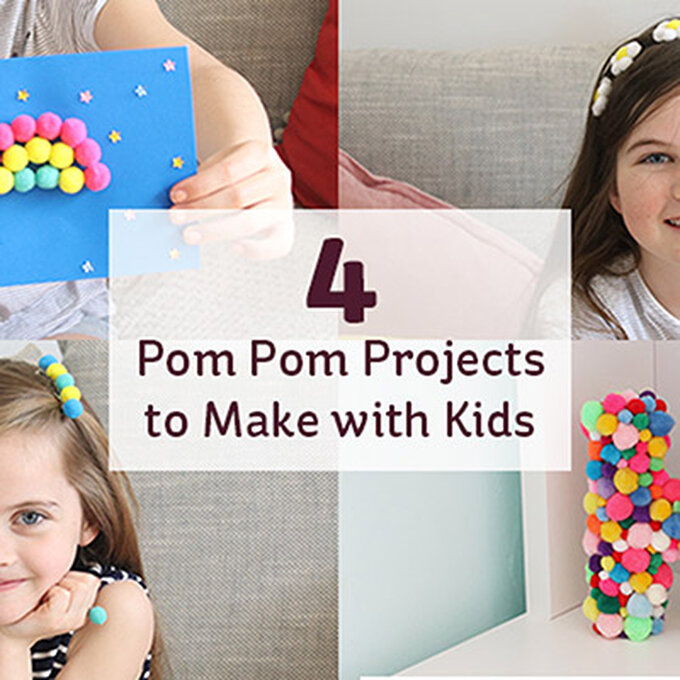 4 Pom Pom Projects to Make with Kids | Hobbycraft