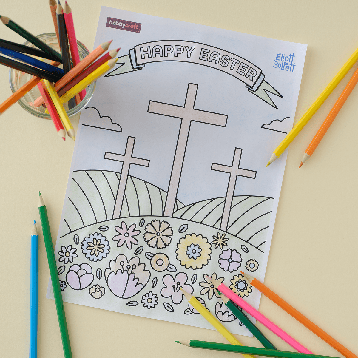 Free Easter Colouring Download | Hobbycraft