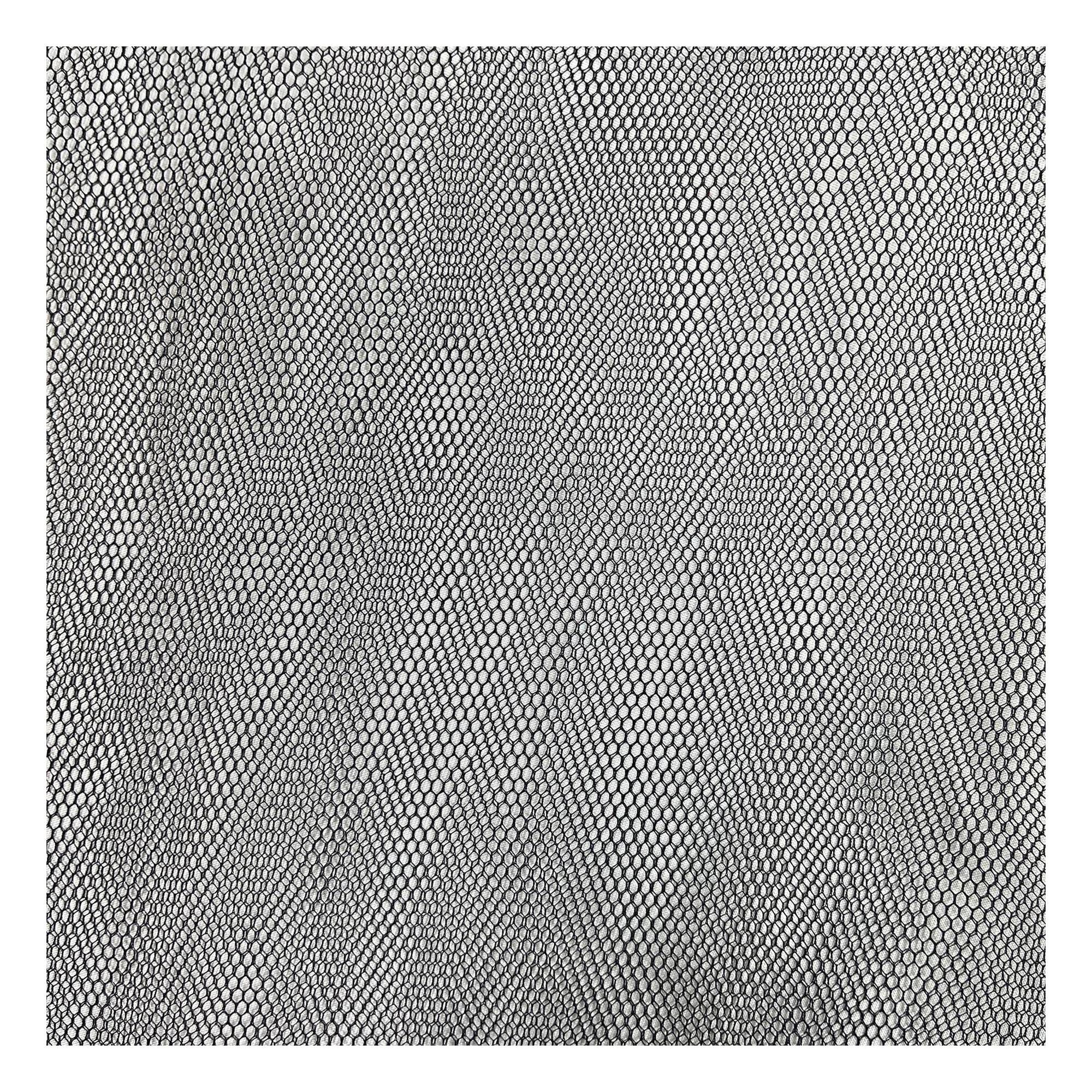 Black Nylon Dress Net Fabric by the Metre | Hobbycraft
