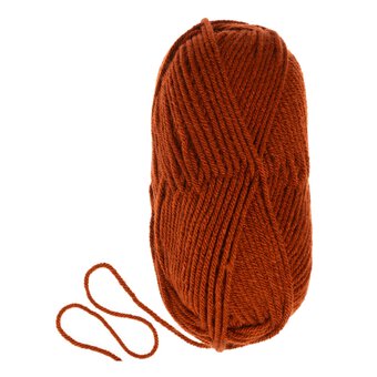 Knitcraft Rust Everyday Chunky Yarn 100g | Hobbycraft