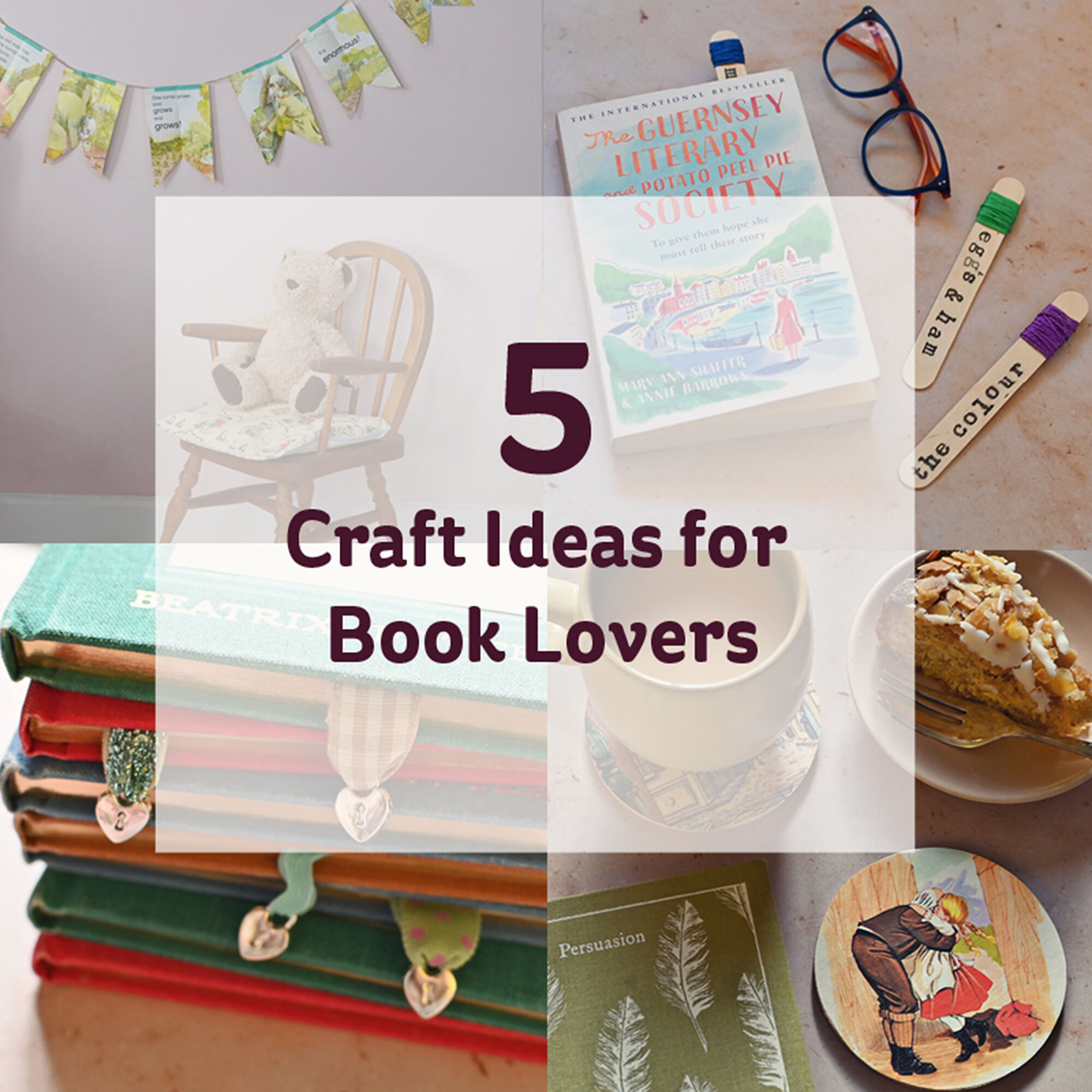 5 Craft Ideas for Book Lovers | Hobbycraft