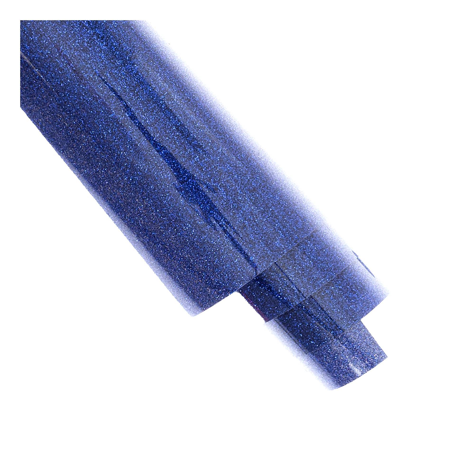 Siser Royal Blue Glitter Heat Transfer Vinyl 30cm x 50cm | Hobbycraft
