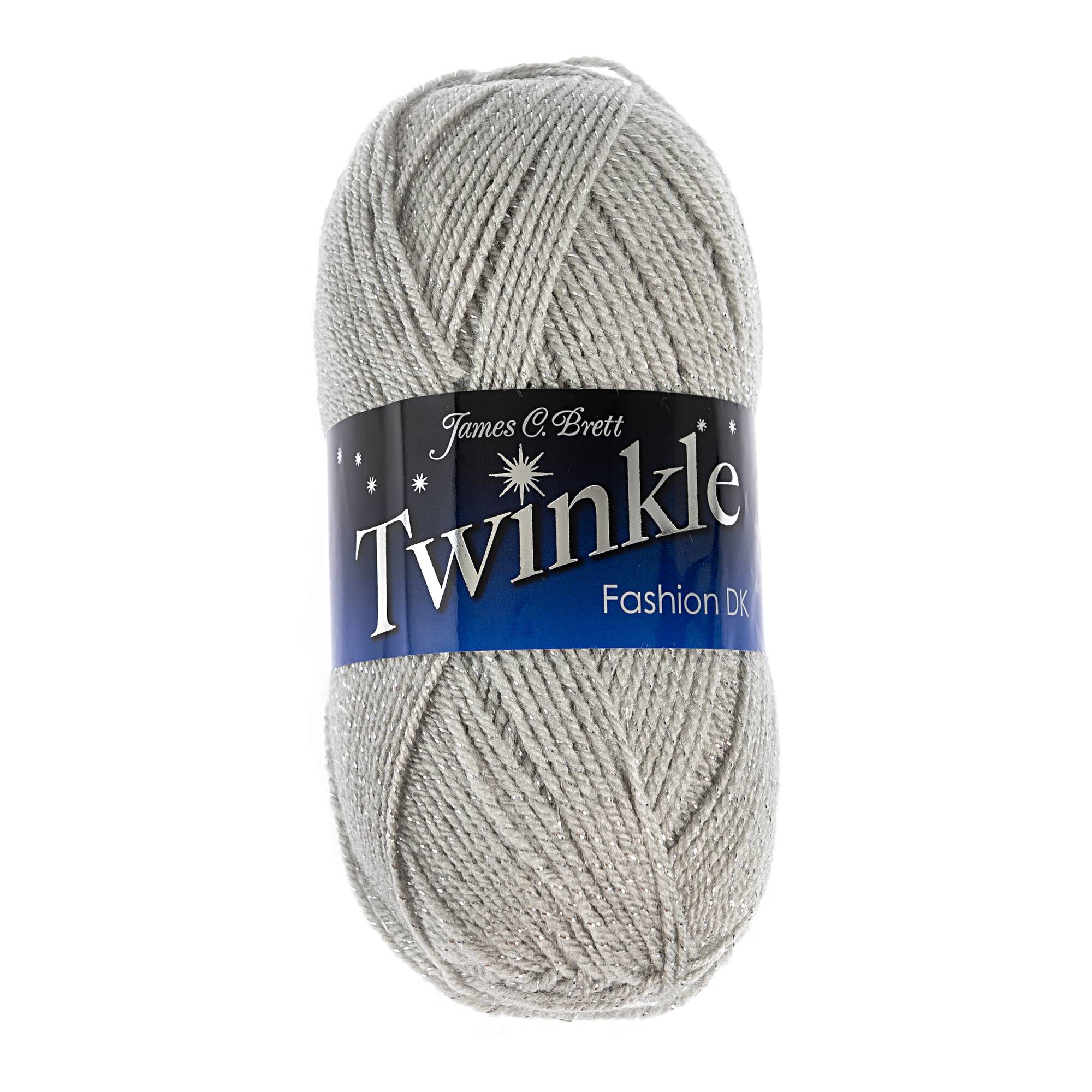 James C Brett Silver Twinkle DK Yarn 100g | Hobbycraft