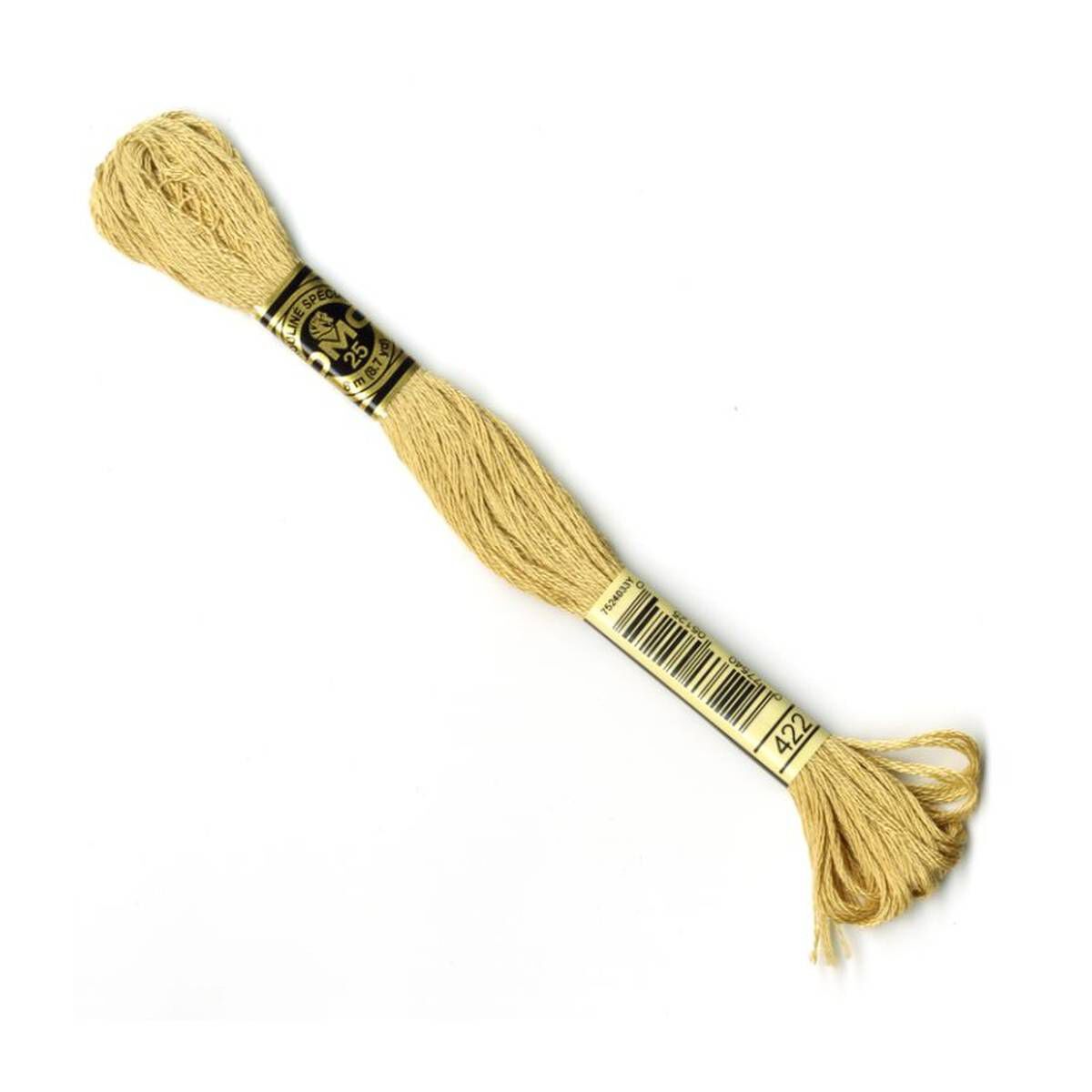 DMC Yellow Mouline Special 25 Cotton Thread 8m (422) | Hobbycraft