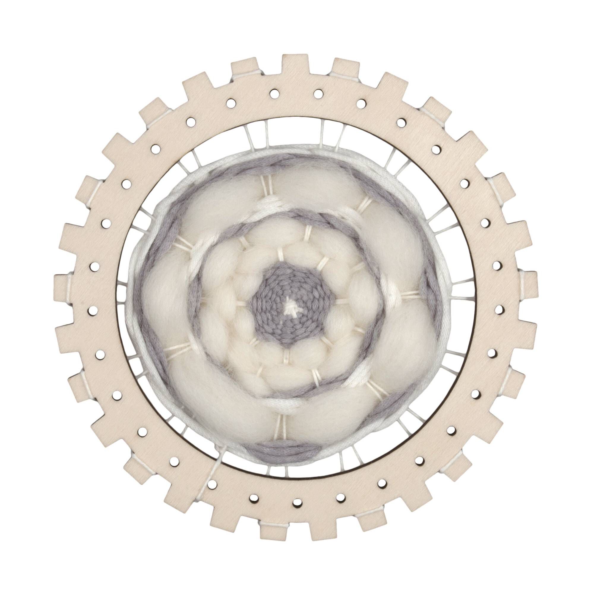 Natural Circular Weaving Loom Set 5 Pieces | Hobbycraft