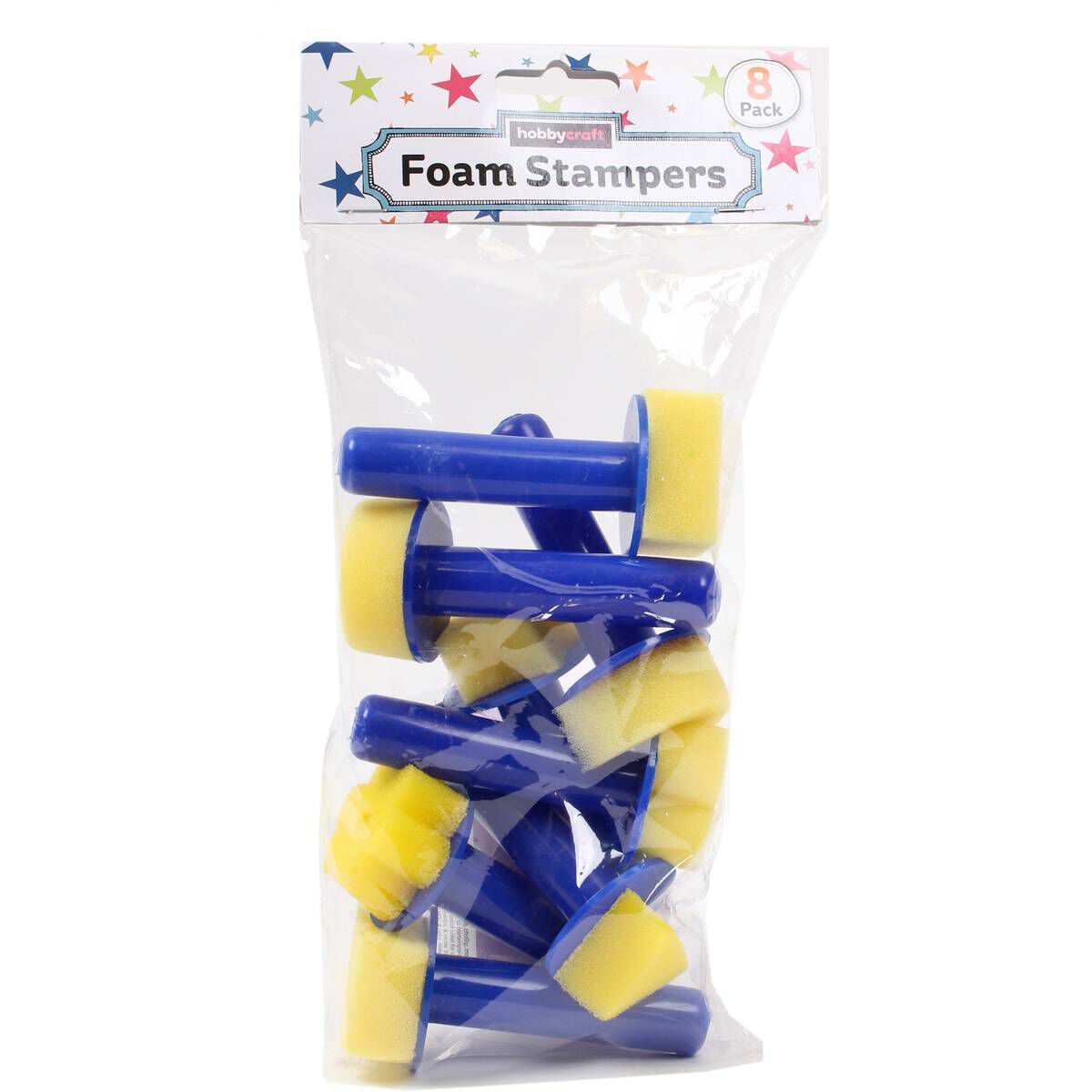 Foam Shape Stamps 8 Pack | Hobbycraft
