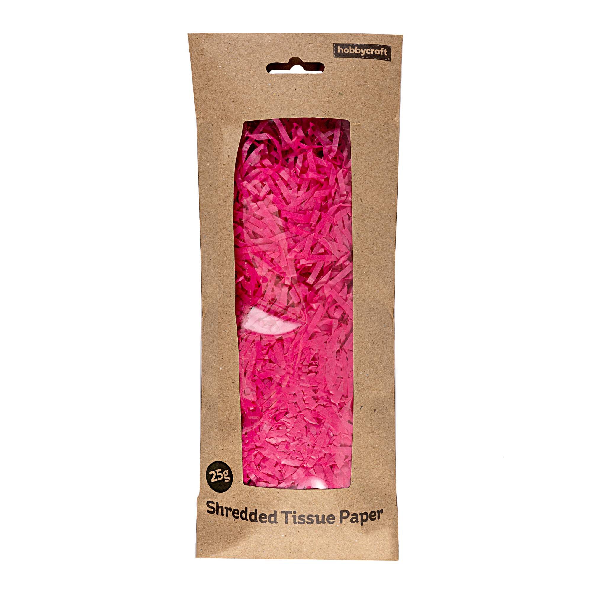 Hot Pink Shredded Tissue Paper 25g | Hobbycraft