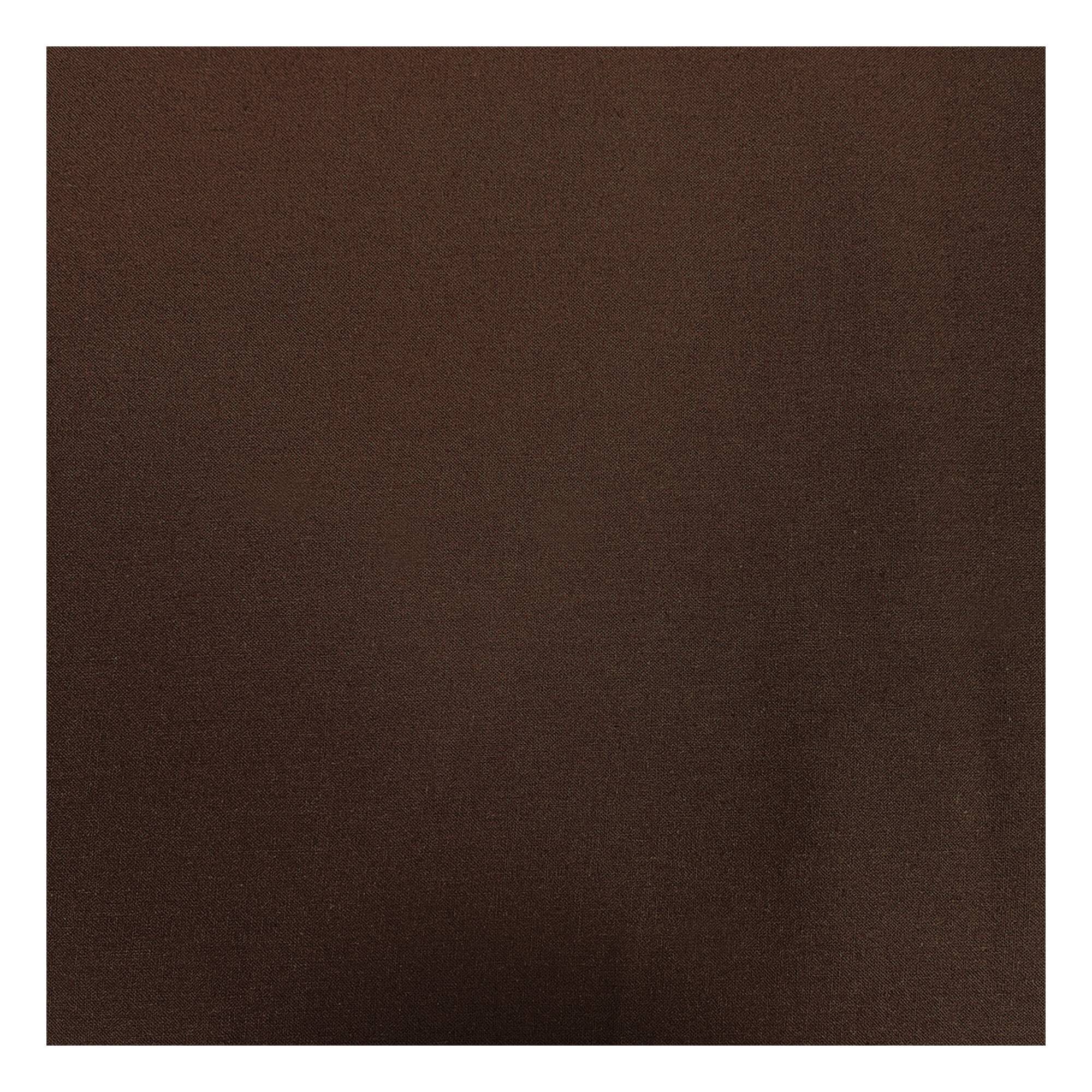 Dark Brown Cotton Homespun Fabric by the Metre | Hobbycraft