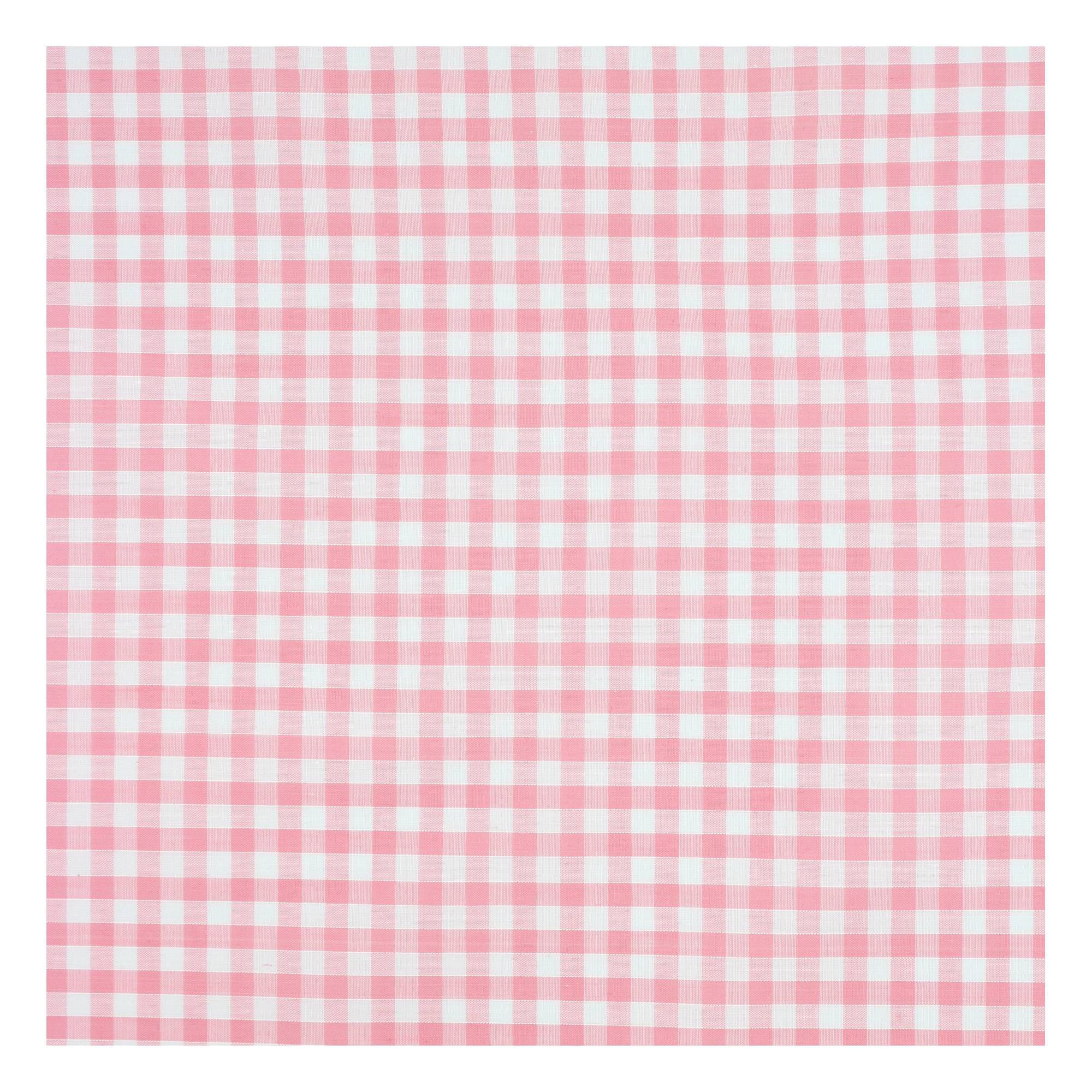 Pink 1/4 Gingham Fabric by the Metre | Hobbycraft