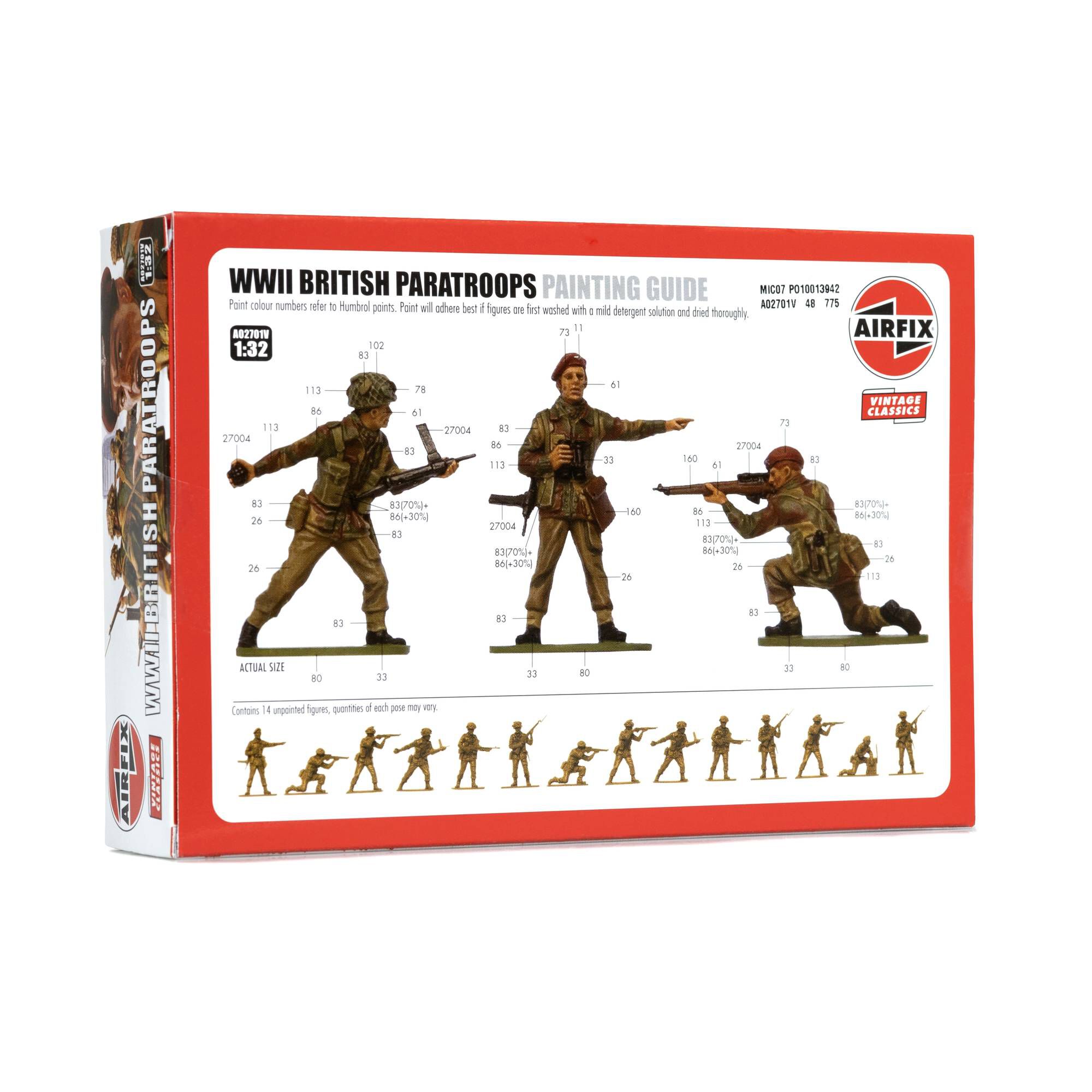 Airfix WWII British Paratroops Model Kit 1:32 | Hobbycraft