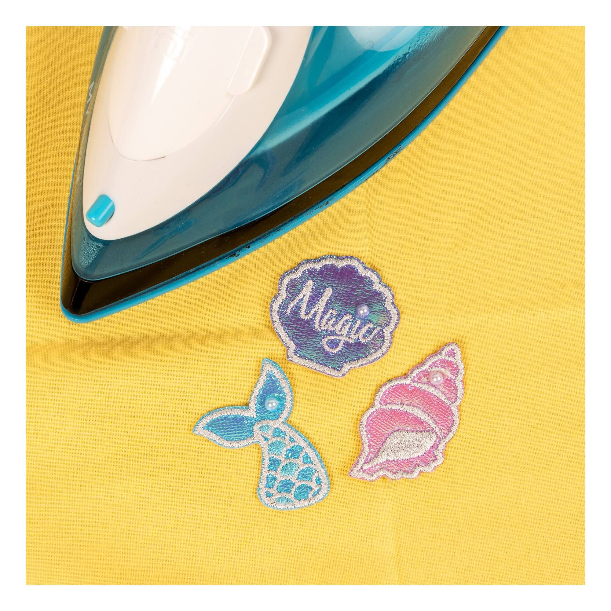 Shell Iron-On Patches 3 Pack | Hobbycraft