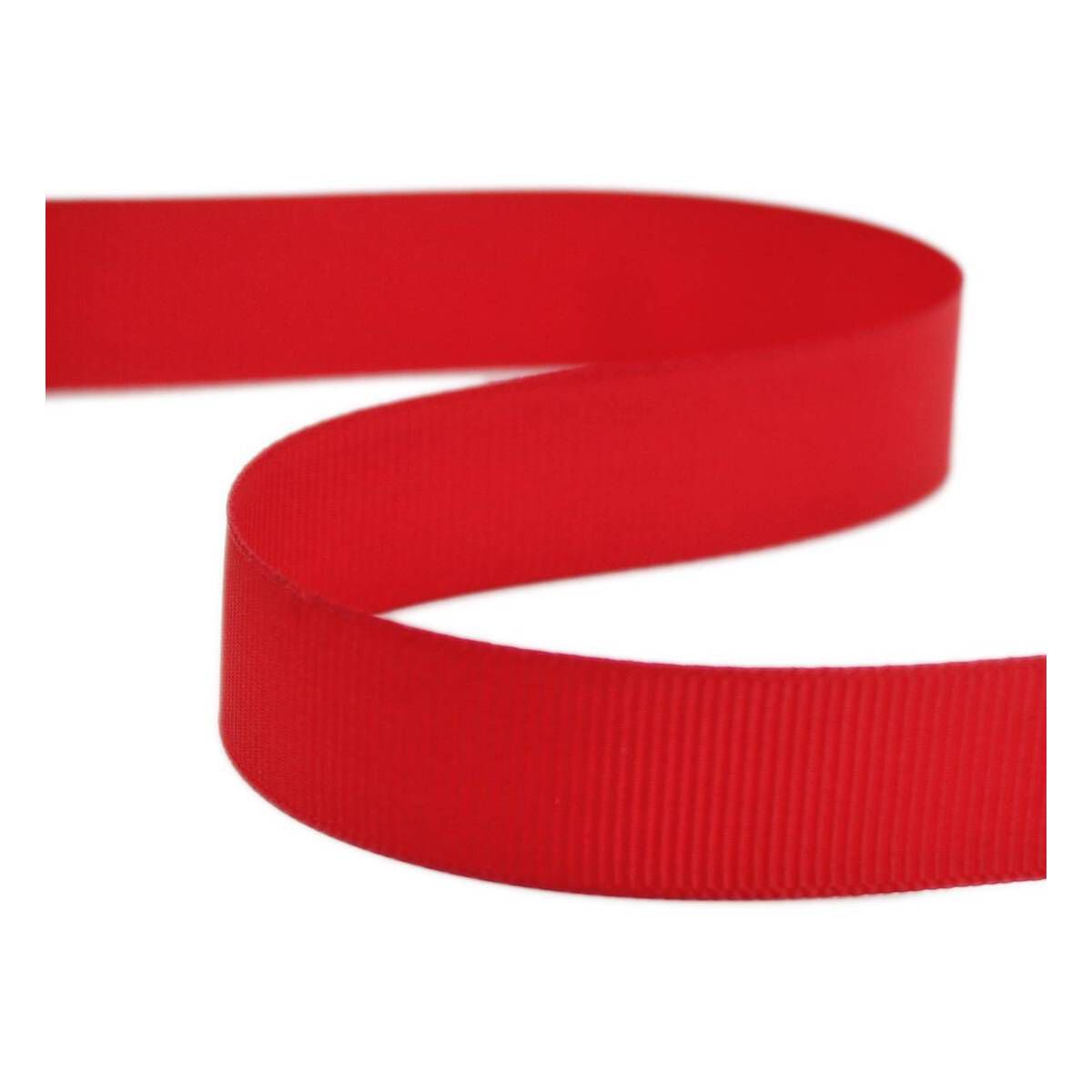 Red Grosgrain Ribbon 15mm x 5m | Hobbycraft