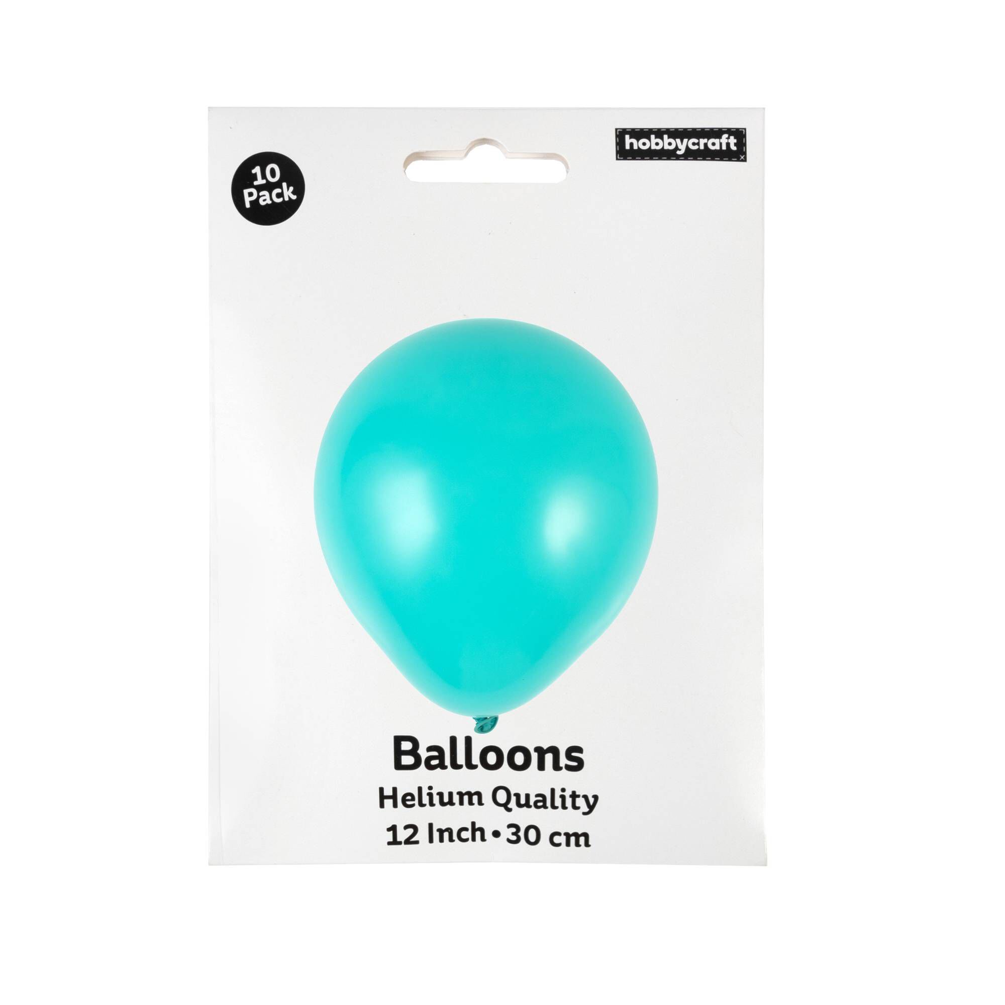 Turquoise Latex Balloons 10 Pack | Hobbycraft