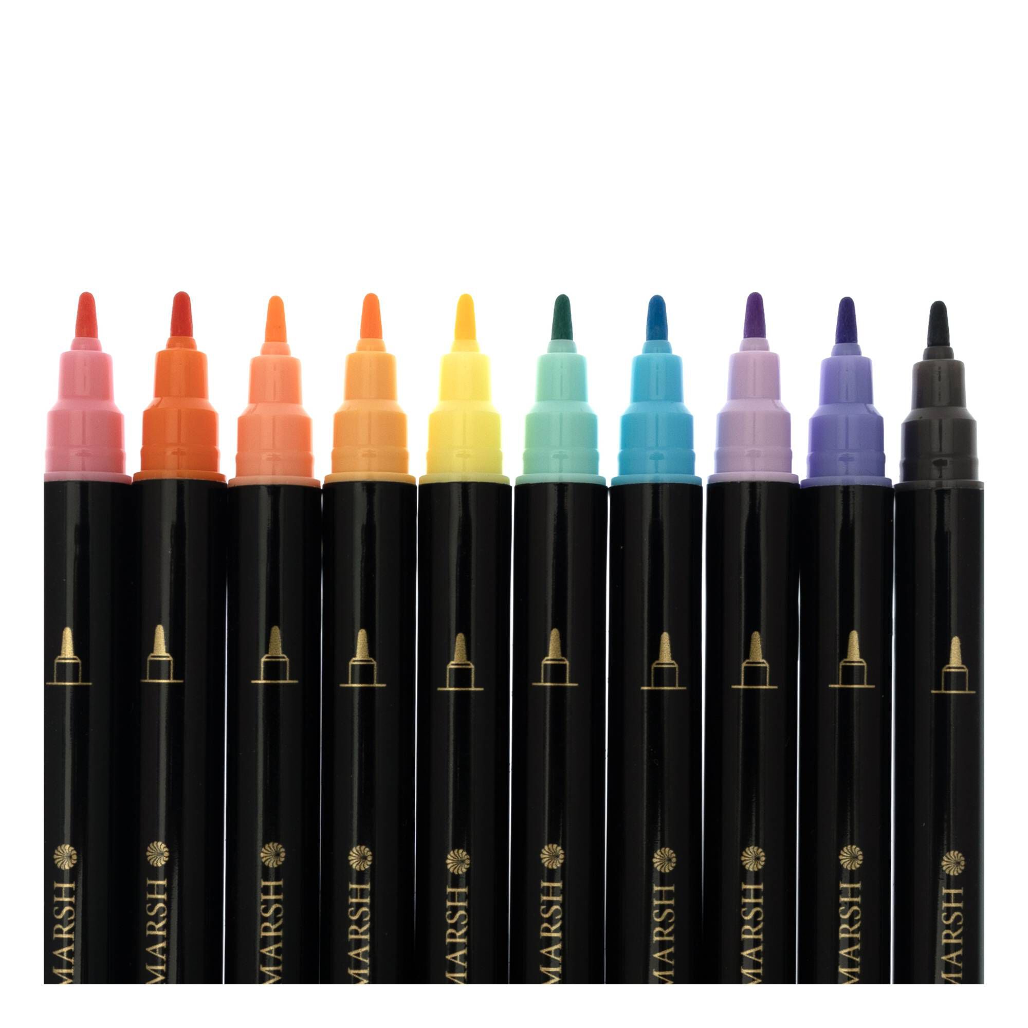 Shore & Marsh Dual Tip Watercolour Markers 10 Pack | Hobbycraft