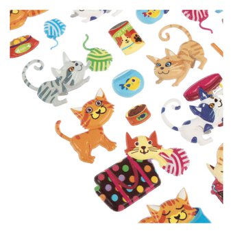 Kitten Puffy Stickers | Hobbycraft