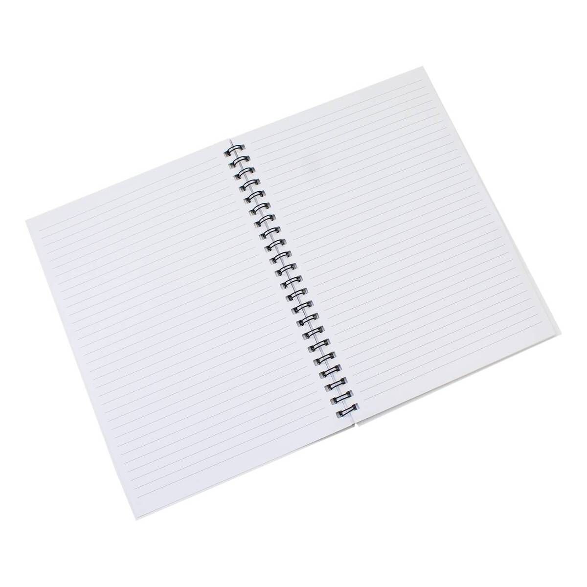 Blue Spiral Notepad A4 | Hobbycraft
