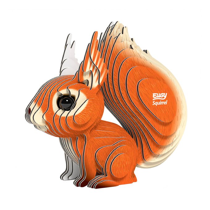 Eugy 3D Squirrel Model | Hobbycraft