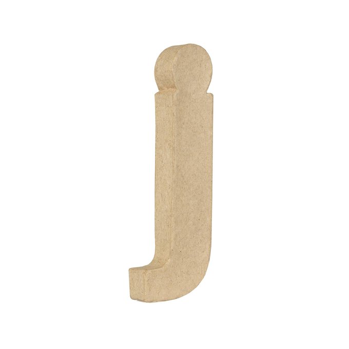 Lowercase Mini Mache Letter J | Hobbycraft