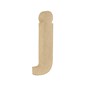Lowercase Mini Mache Letter J | Hobbycraft
