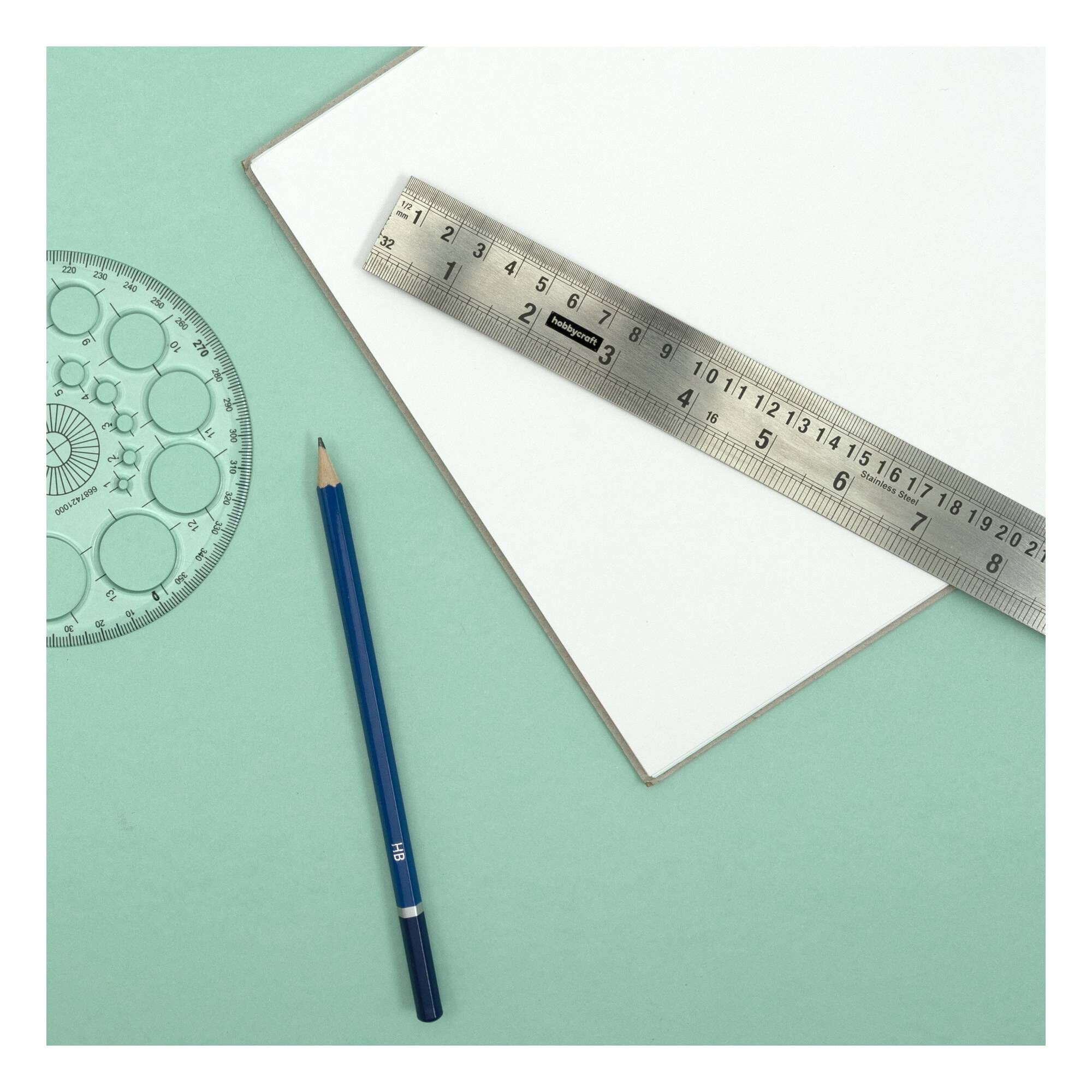 Steel Scale Ruler 60cm | Hobbycraft