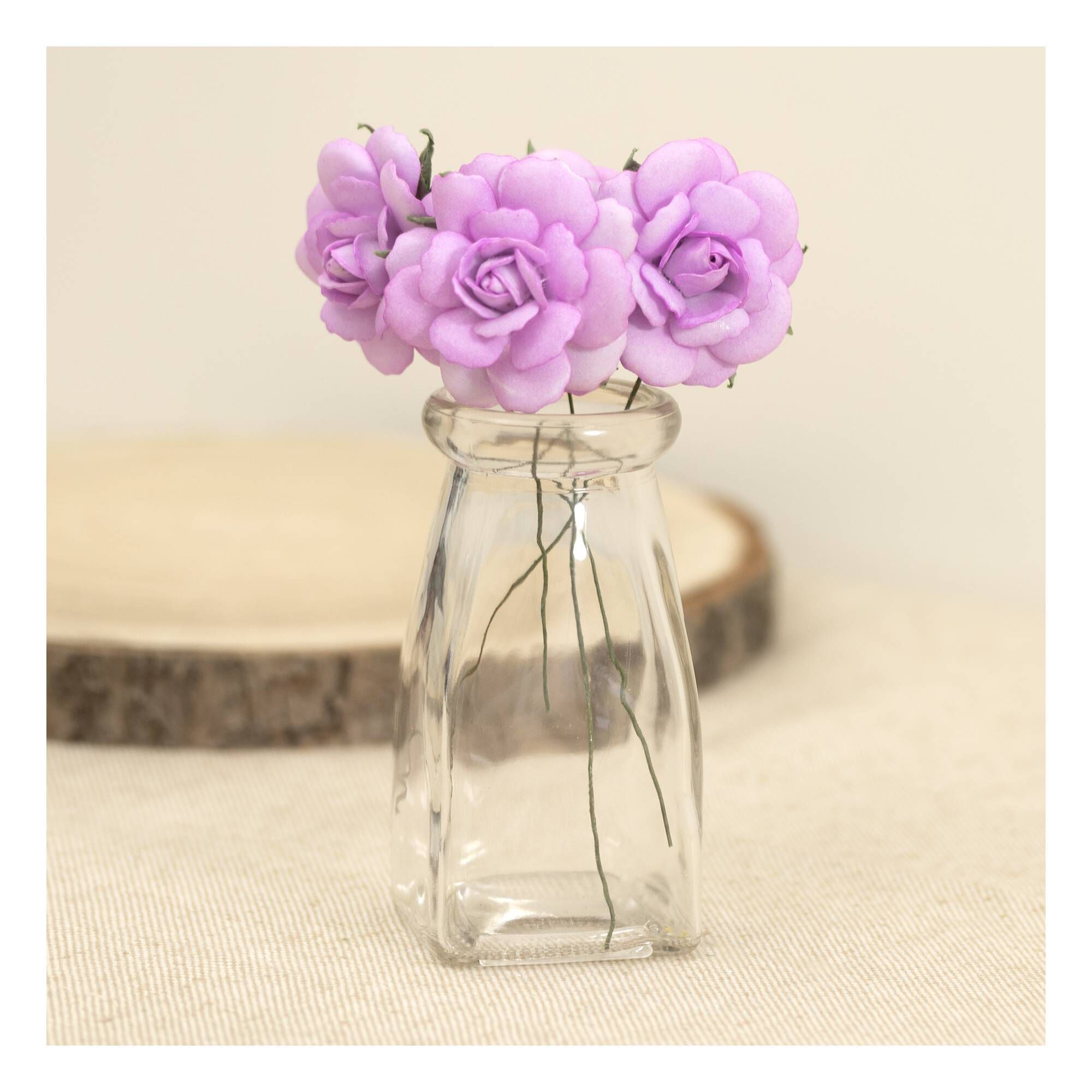 Pink Clara Flower Wired Floral Picks 4 Pieces | Hobbycraft