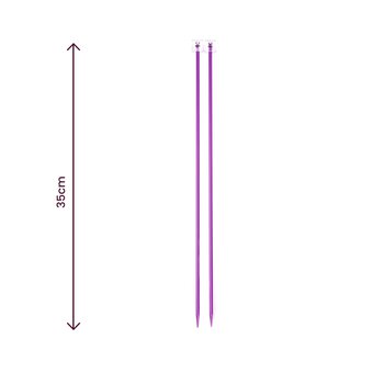 Knitcraft Purple Knitting Needles 4.5mm | Hobbycraft