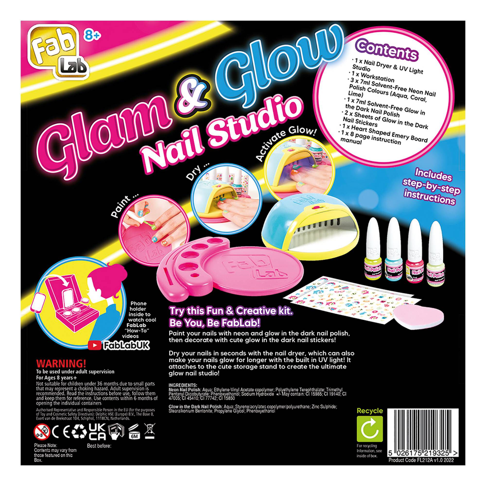 FabLab Glam and Glow Nail Studio | Hobbycraft