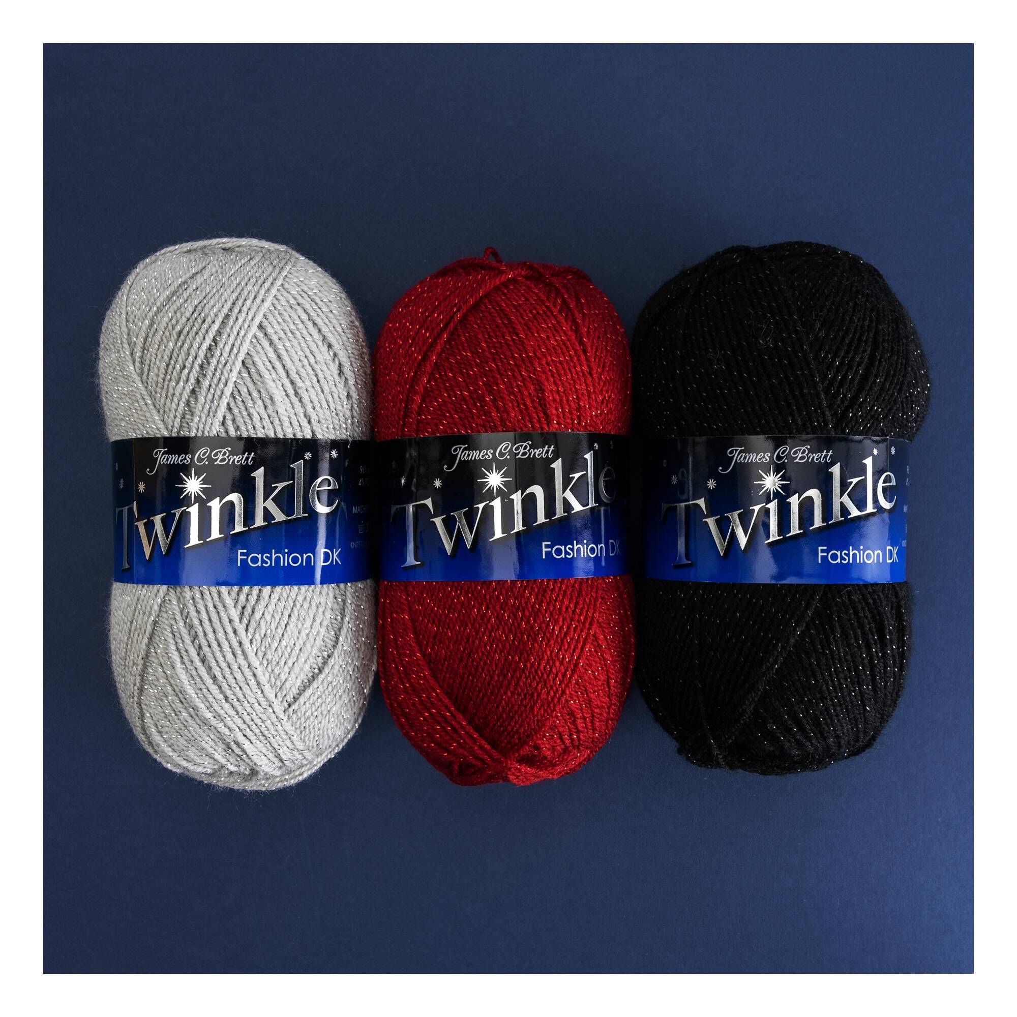 James C Brett Claret Twinkle DK Yarn 100g | Hobbycraft