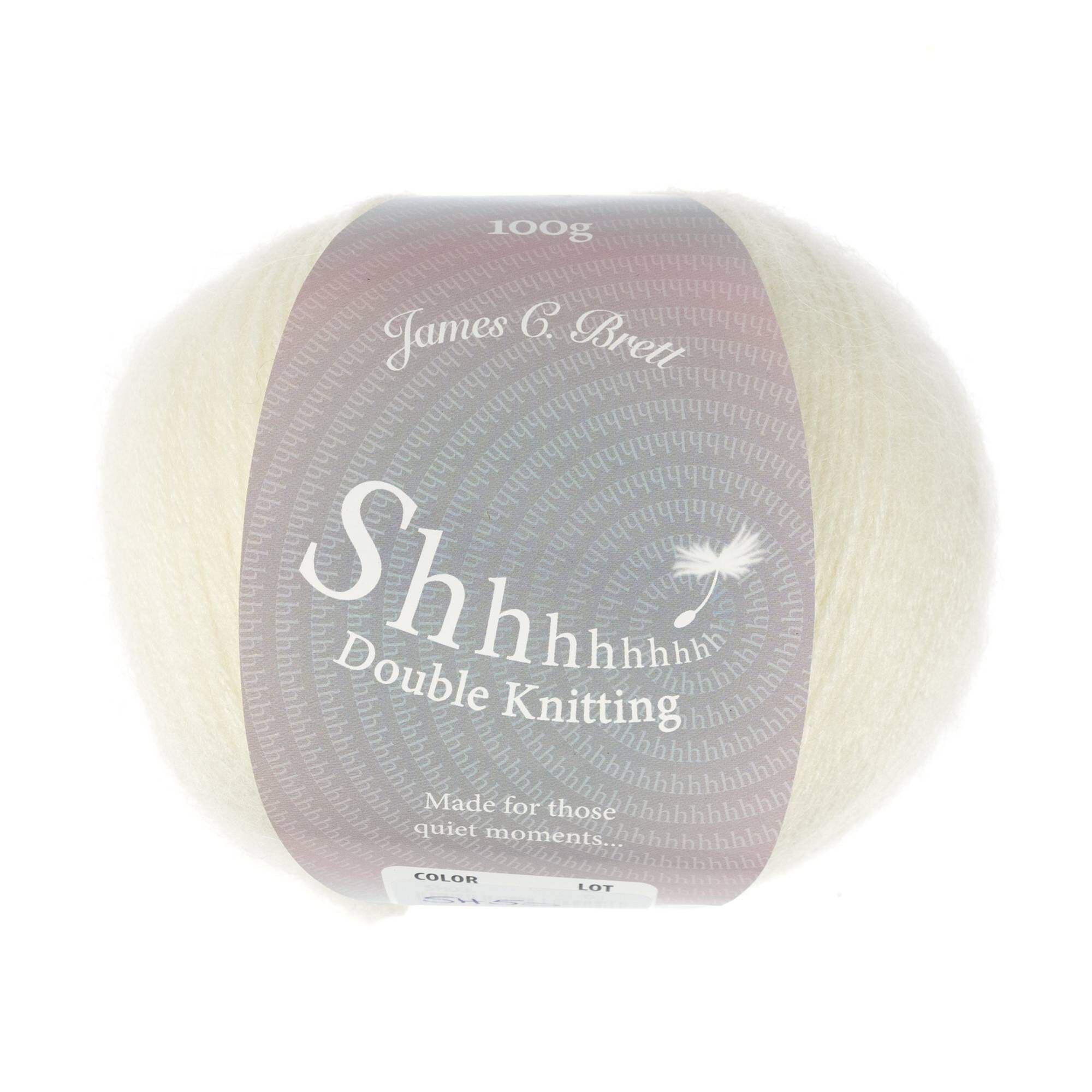 James C Brett Ivory Shhh DK Yarn 100g | Hobbycraft