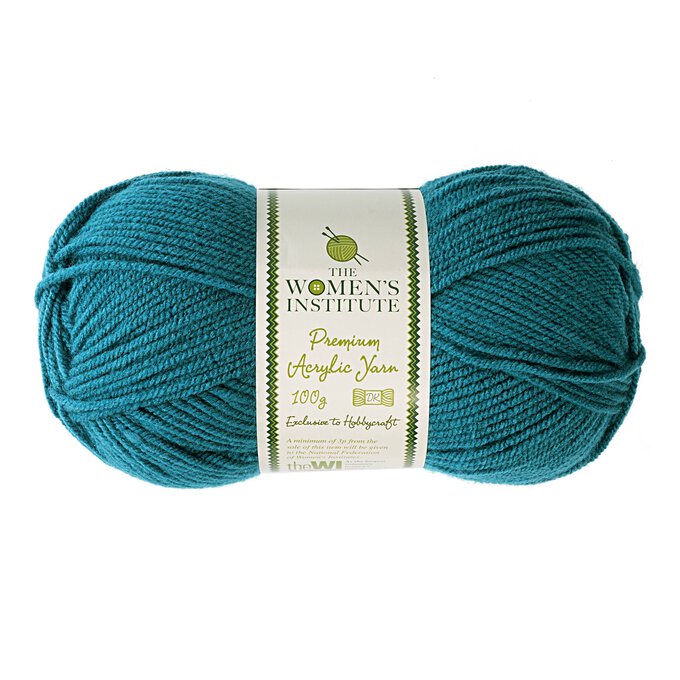 Women s Institute Petrol Premium Acrylic Yarn 100g Hobbycraft Women s Institute Petrol Premium Acrylic Yarn 100g Hobbycraft