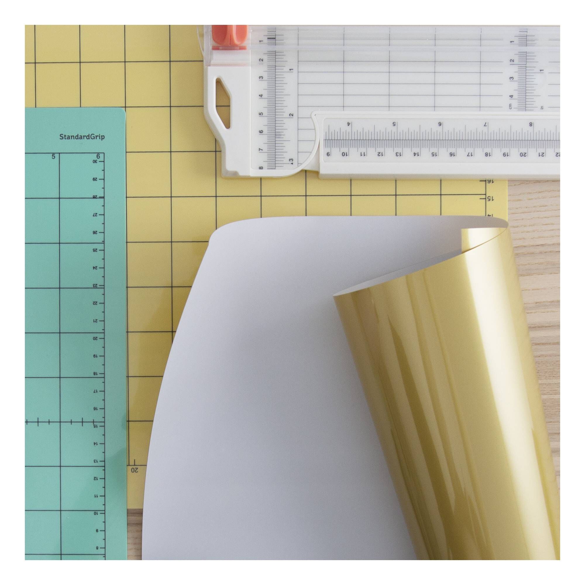 Gold PU Iron-On Vinyl 12 x 24 Inches | Hobbycraft