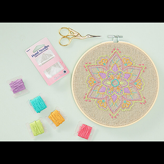 How to Sew an Embroidered Mandala | Hobbycraft