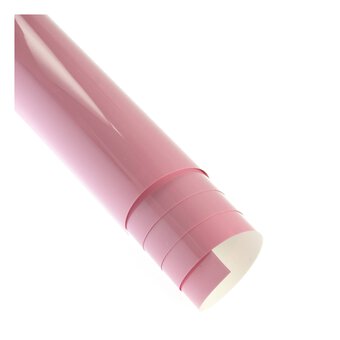 Pink PU Iron-On Vinyl 12 x 24 Inches | Hobbycraft