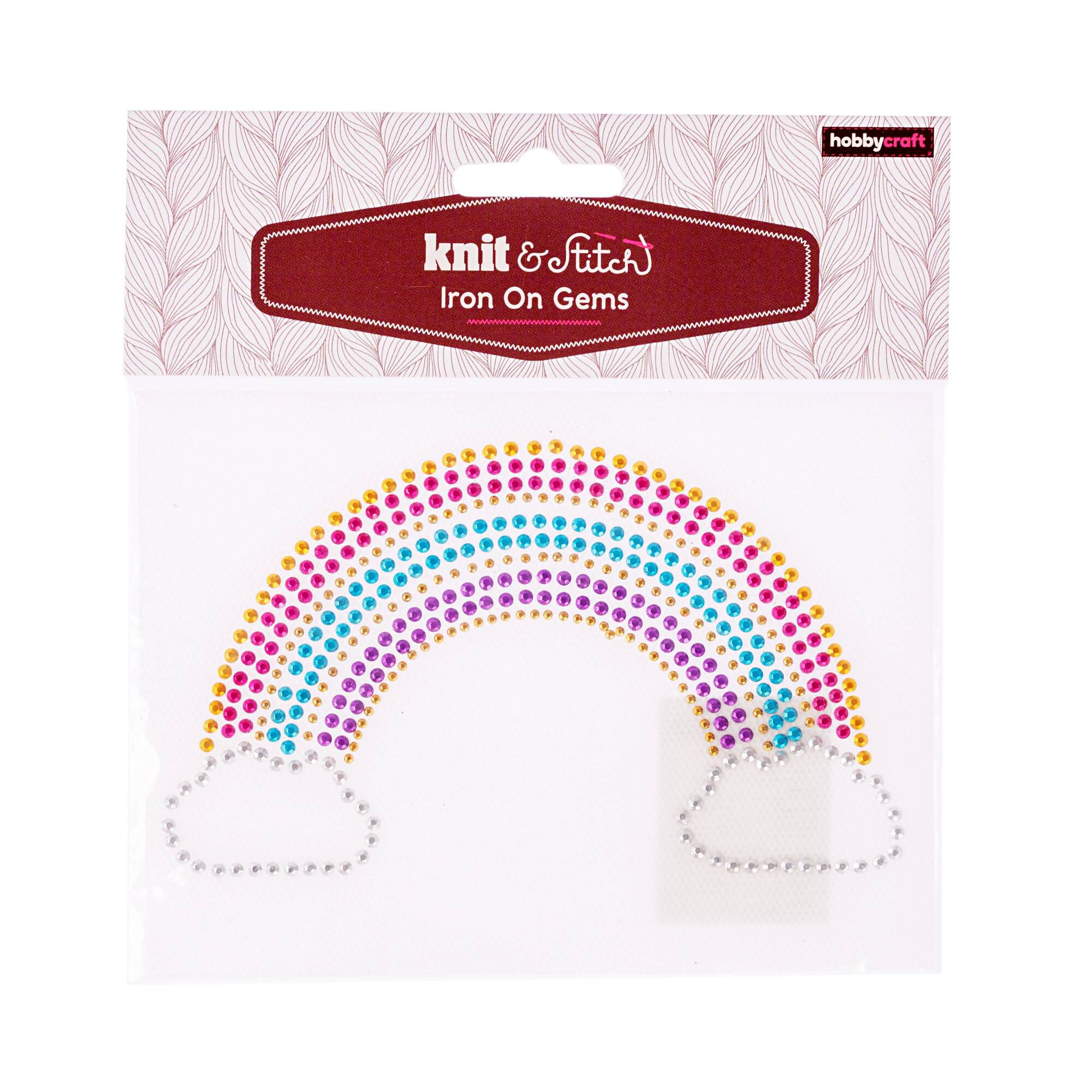 Rainbow Iron-On Gems | Hobbycraft