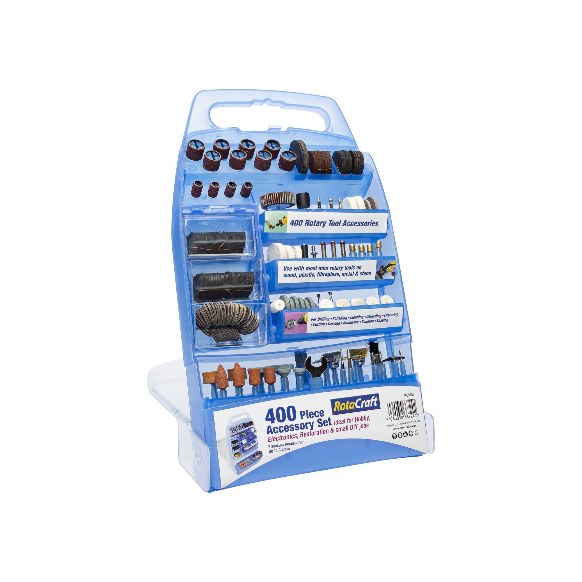 Rotacraft Accessory Set and Case 400 Pieces | Hobbycraft